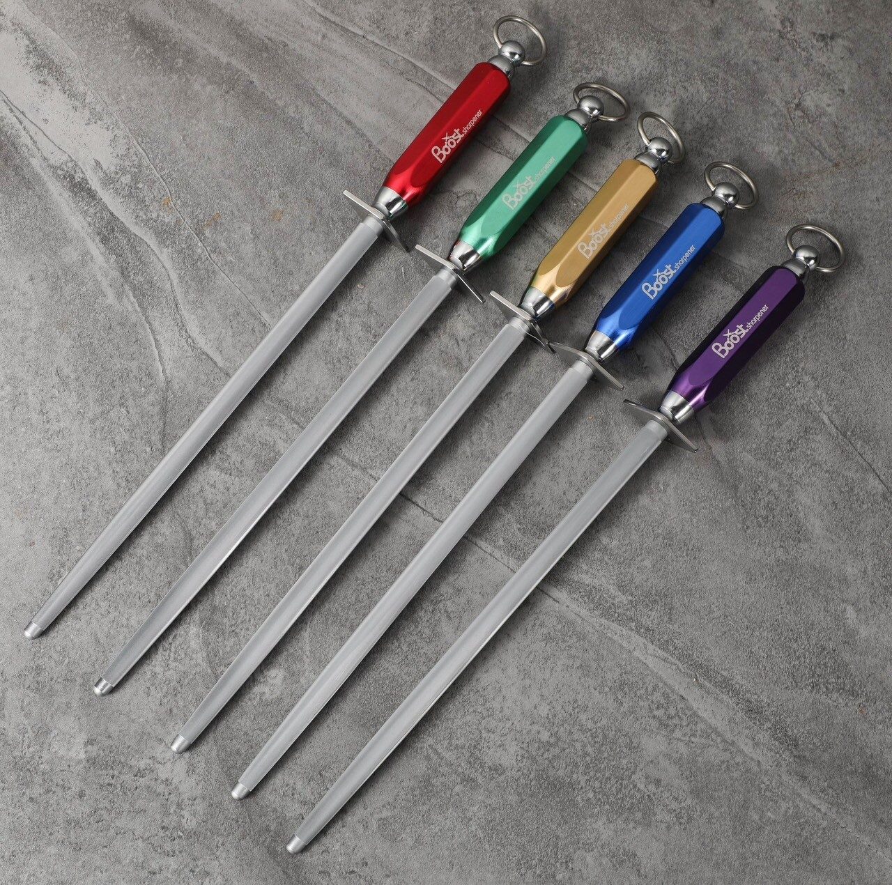 SHARPENING STEEL 12" BLUE - ROUND - Argus